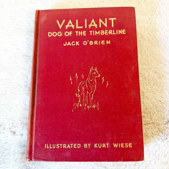 Vintage | Accents | Vintage 935 Valiant Dog Of The Timberline Hardcover ...